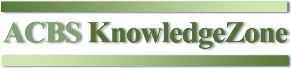 Welcome to the ACBS KnowledgeZone. Please logon below to enter..